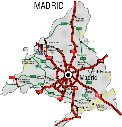 Madrid Ia Map
