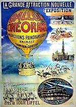 Cartel anunciador del cineorama